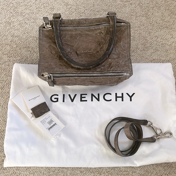 Givenchy | Bags | Givenchy Pandora Small Taupe Handbag | Poshmark